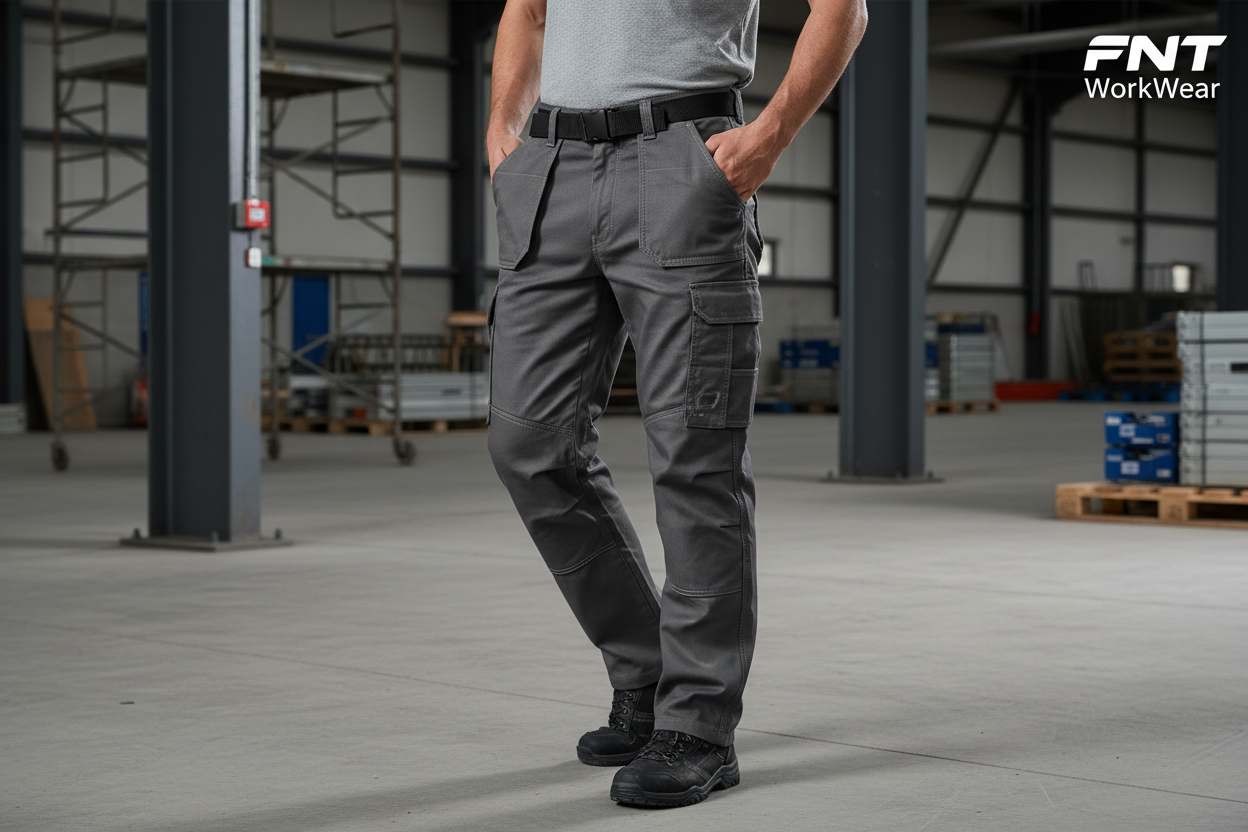 Men’s Cargo Work Pants – Multi-Pocket Combat Trousers | FNT WorkWear